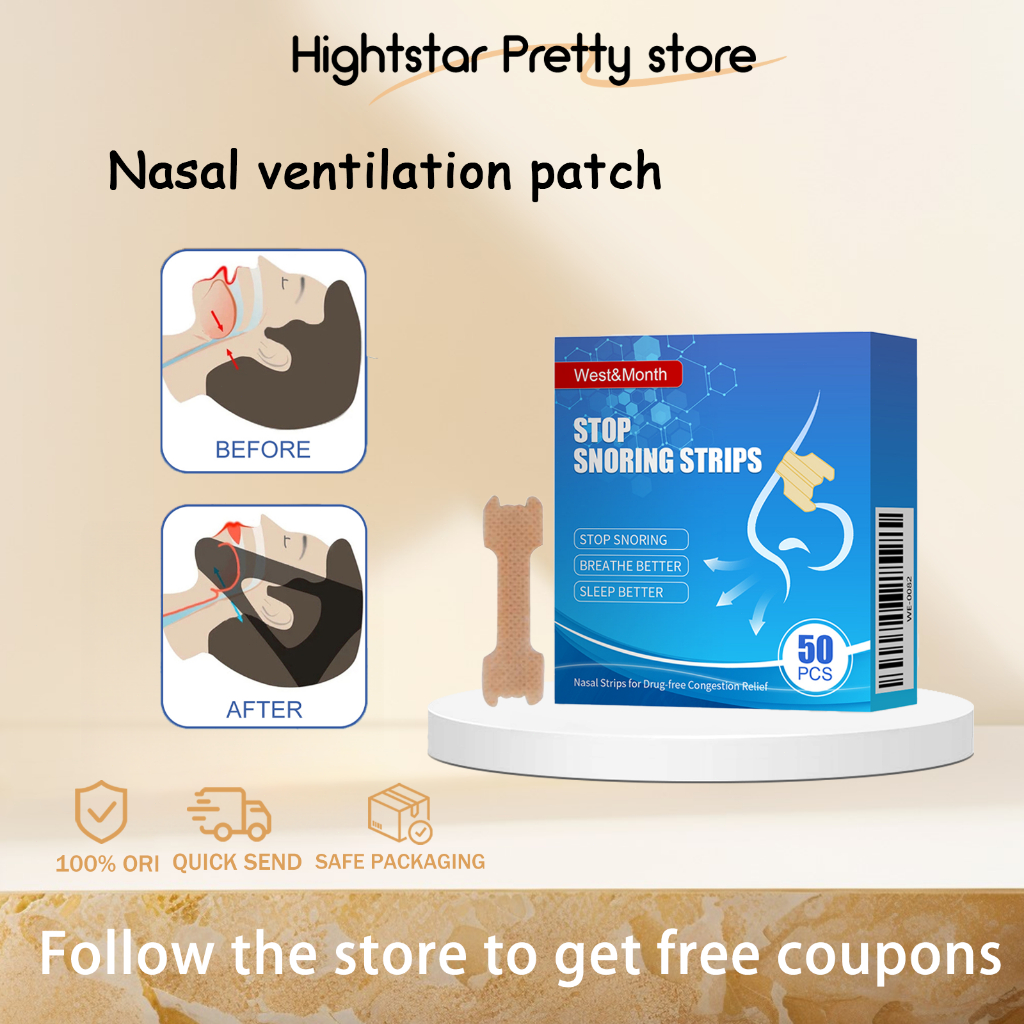 【🔥AuthenticSleep】Anti Snoring Patch adult nasal ventilation patch ...