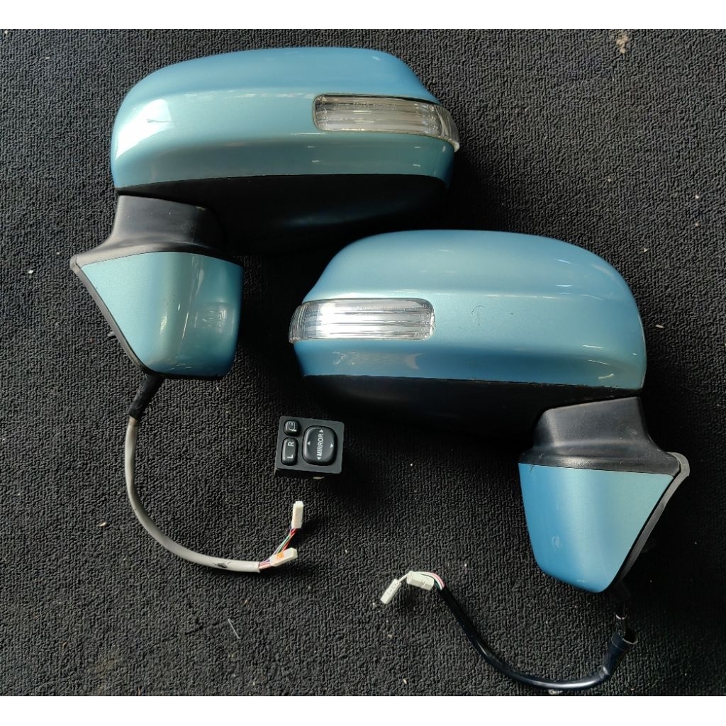 PERODUA JDM PASSO SETTE ALZA SIDE MIRROR LEFT & RIGHT SET WITH SWITCH ...