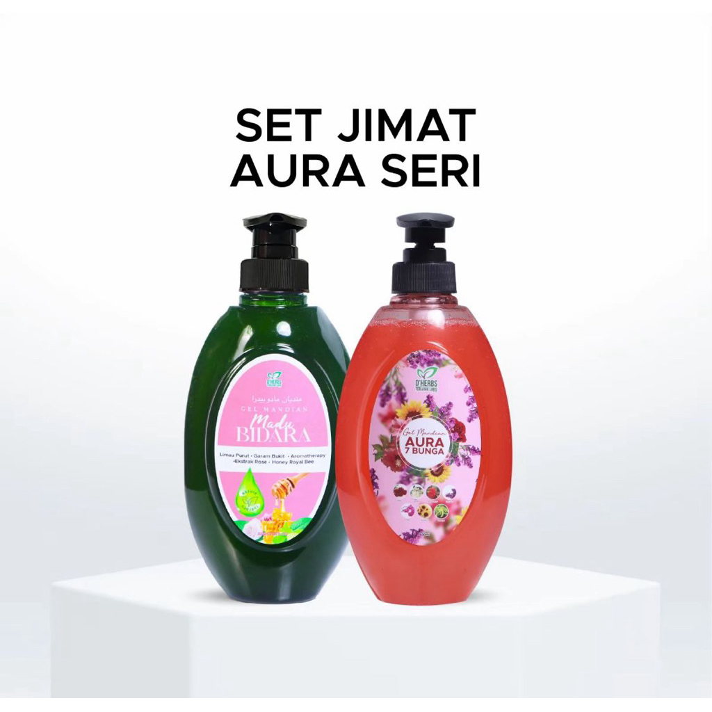 DHERBS GEL MANDIAN BIDARA (SET COMBO MANDIAN BIDARA & AURA 7 BUNGA ...