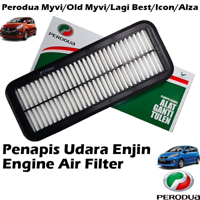 Perodua Myvi/Old Myvi/Lagi Best/Icon/Alza Engine Air Filter (Enjin ...