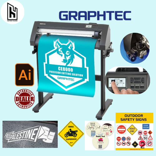 Cutting Plotter Graphtec Ce8000-60 (2ft) / Cutting Vinyl Sticker ...