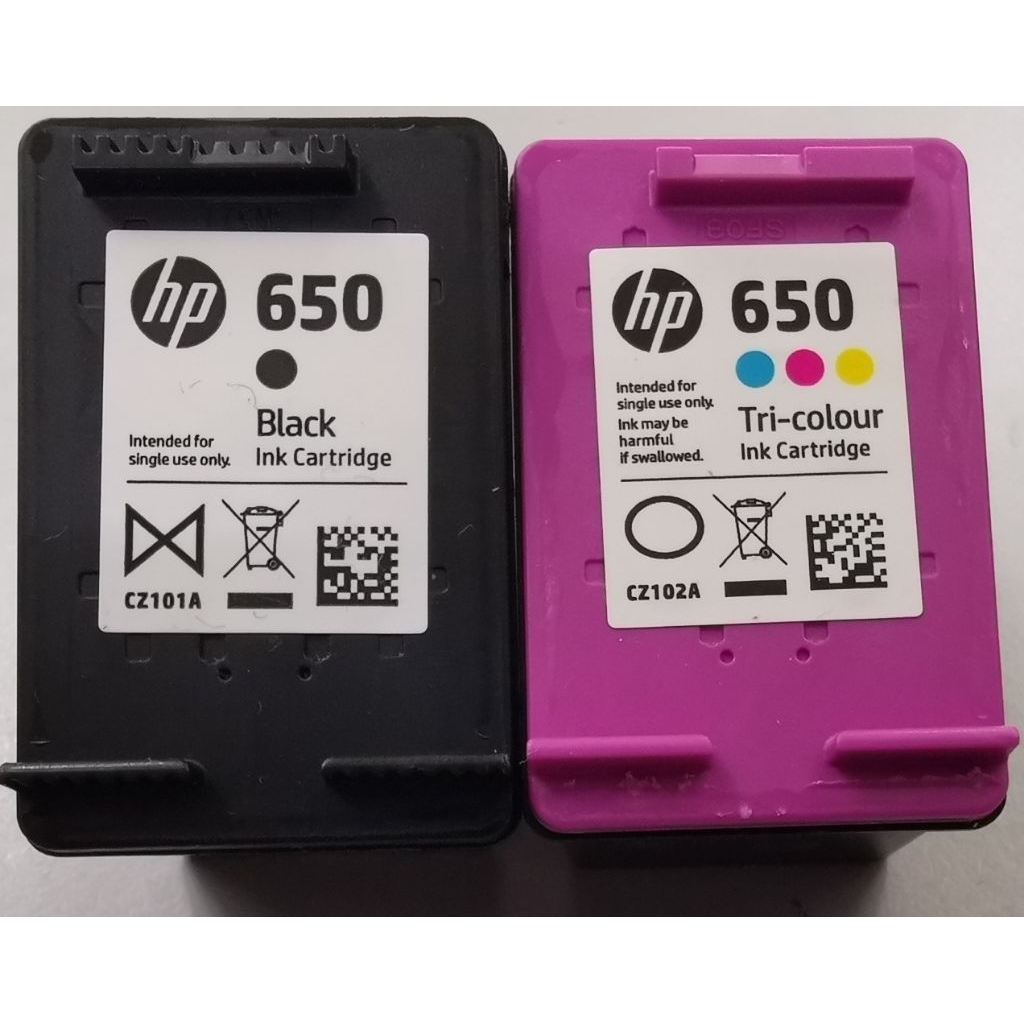 HP 650 INK CARTRIDGES (BOXLESS) | Shopee Malaysia