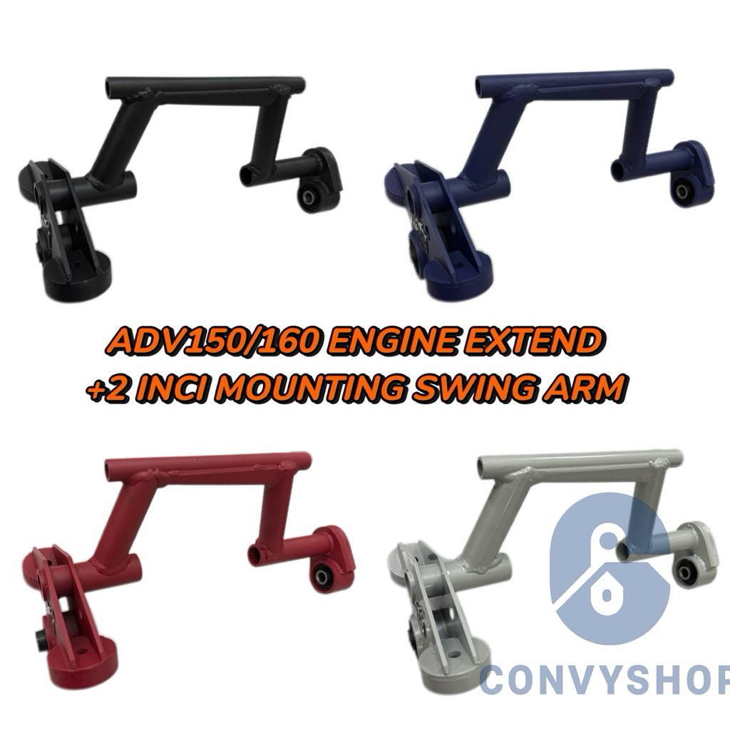 HONDA ADV150 ADV160 ENGINE EXTEND + 2 INCI ENJIN MOUNTING SWING ARM ...