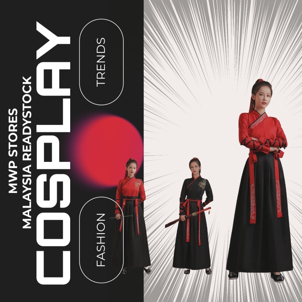 MWP Malaysia readystocks Costume Hanfu traditional Couple Chinese Style Student Class Uniform ...