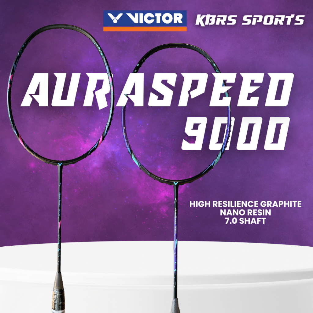 VICTOR Auraspeed 9000 Badminton Racket ARS-9000 (4U) | Shopee Malaysia