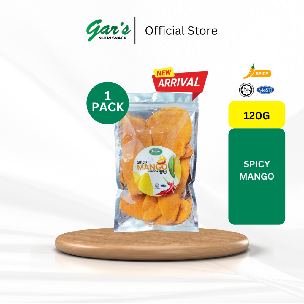 [NEW ]Gar’s Naturally Preserved Spicy Mango 120g/500g/1kg/ Halal ...
