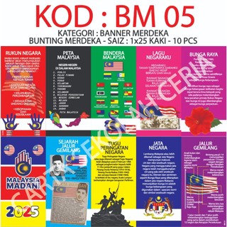 ⭐FAST SHIPPING⭐ POSTER SAMBUTAN HARI KEMERDEKAAN / CARTA MERDEKA 2025 ...