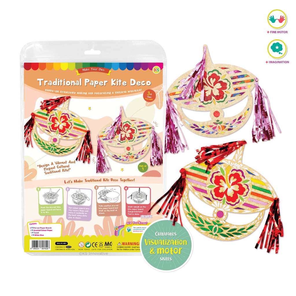 KS Traditional Paper Kite Wau Deco Kit | Shopee Malaysia