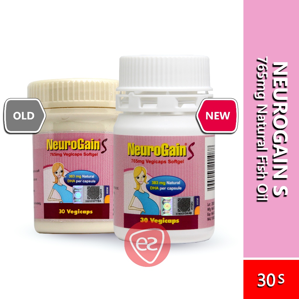 Neurogain S 765mg Vegicap Softgel 30s (New Packaging) | Shopee Malaysia