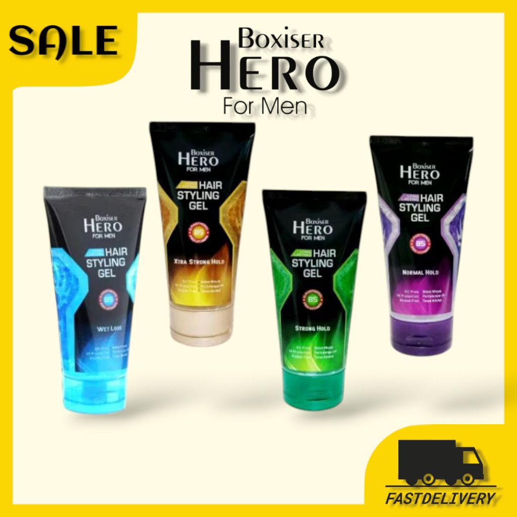 BOXISER HERO HAIR STYLING GEL 150ML | Shopee Malaysia