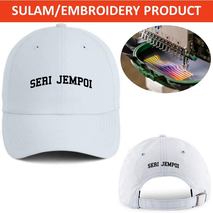 EMBROIDERY SULAM SERI JEMPOI NEGERI SEMBILAN MALAYSIA WORDING LOGO ...