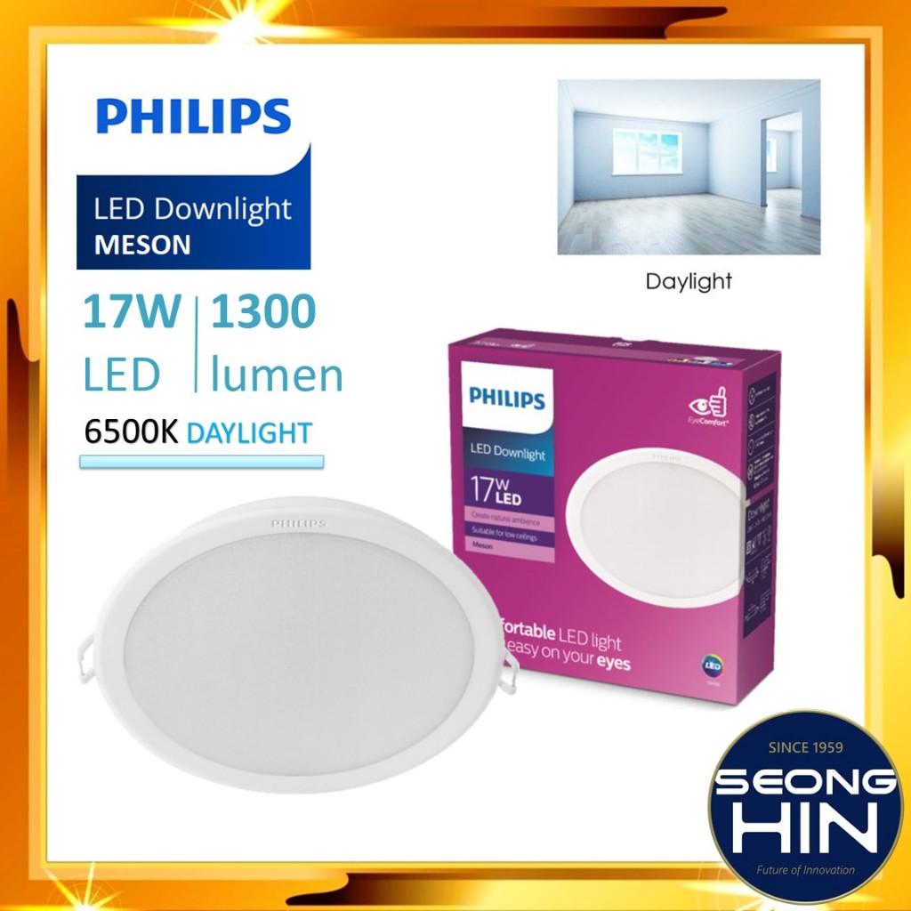 Philips 5" 6" 8" Meson 13W 17W 24W LED Downlight Daylight 6500k ...
