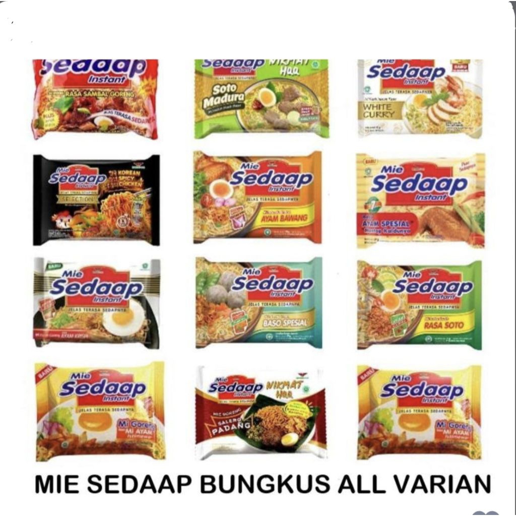 MIE SEDAAP INSTANT DARI INDONESIA READY STOCK MALAYSIA 1PCS 76GRAM ...