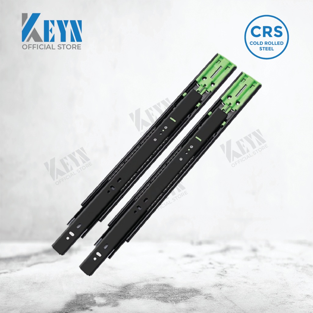 KEYN Cold Rolled Steel 3 Fold Full Extension Telescopic Solid Steel ...