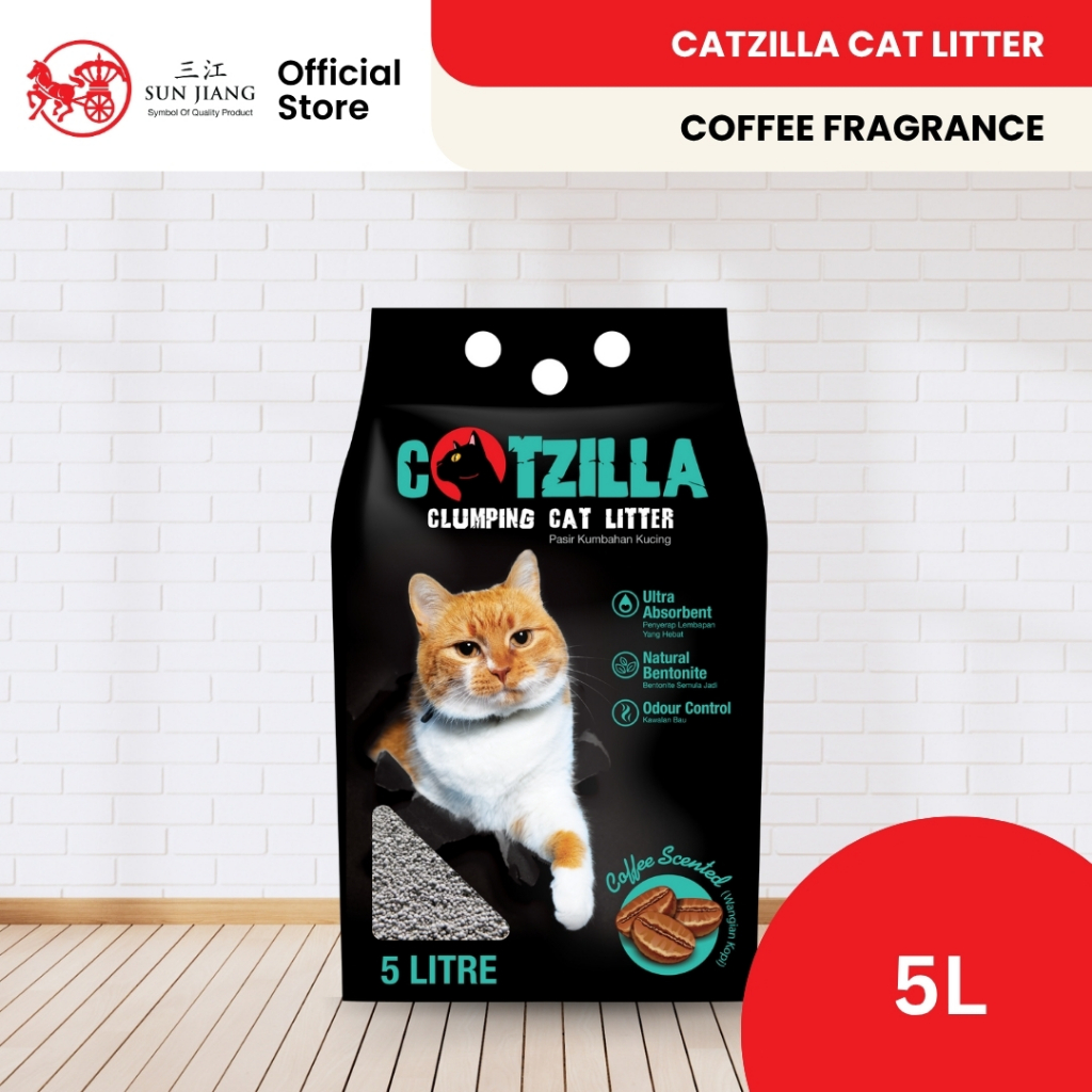 Catzilla Cat Litter – Coffee 5L | Shopee Malaysia