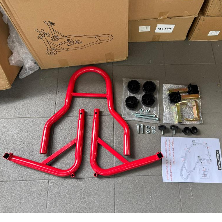 Heavy Duty Paddock Stand Universal Motorbike 2in1 Stand Model Arm ...