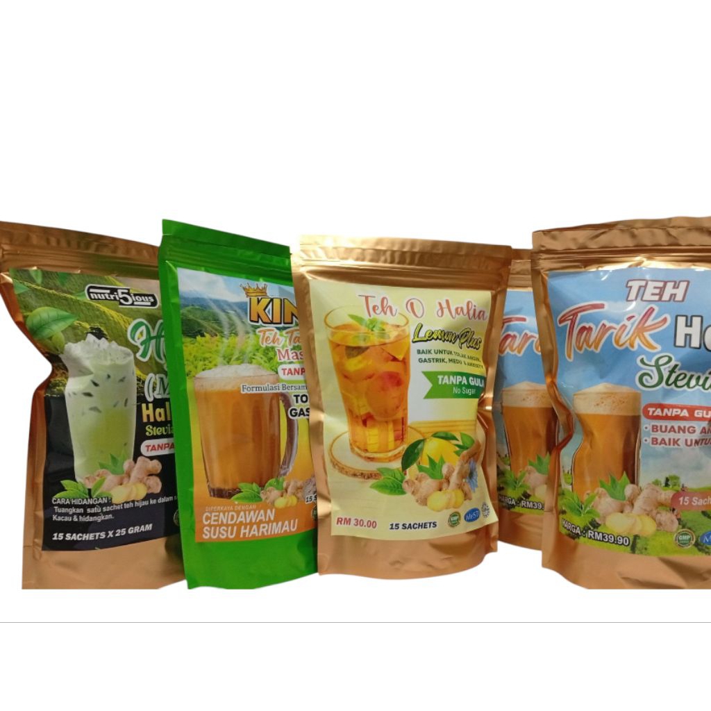 Teh Tarik Halia Stevia/Teh Hijau Halia(Matcha)/King Teh Tarik Masala ...