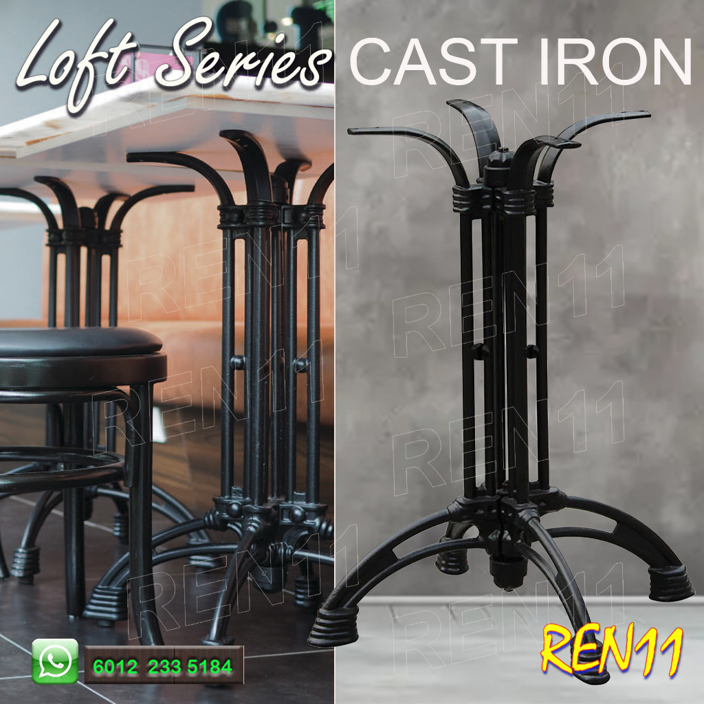 Cafe table,Table Leg, Metal Leg, Kaki besi, Kaki meja , Table Base ...
