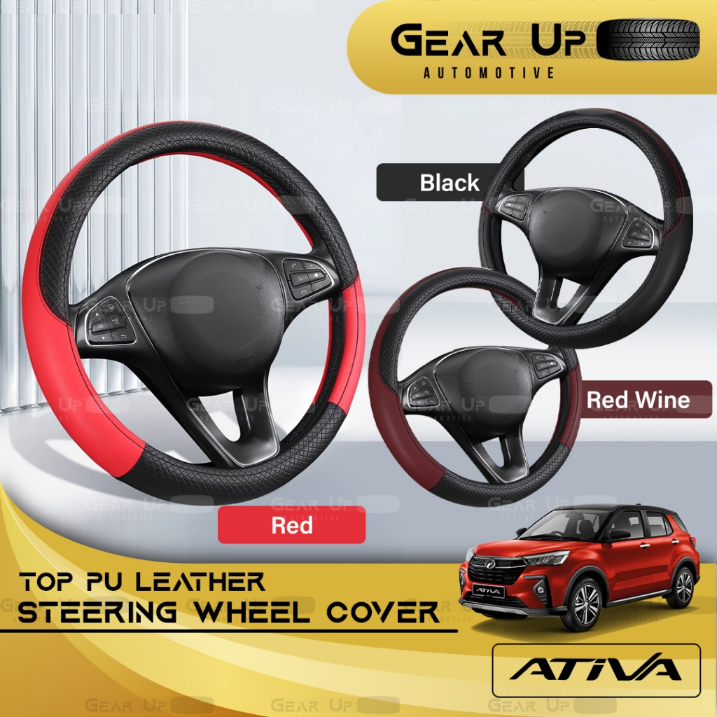 𝐒𝐓𝐄𝐄𝐑𝐈𝐍𝐆 𝐂𝐎𝐕𝐄𝐑 Perodua ATIVA Stereng Carbon Fiber Accessories Gear Up ...