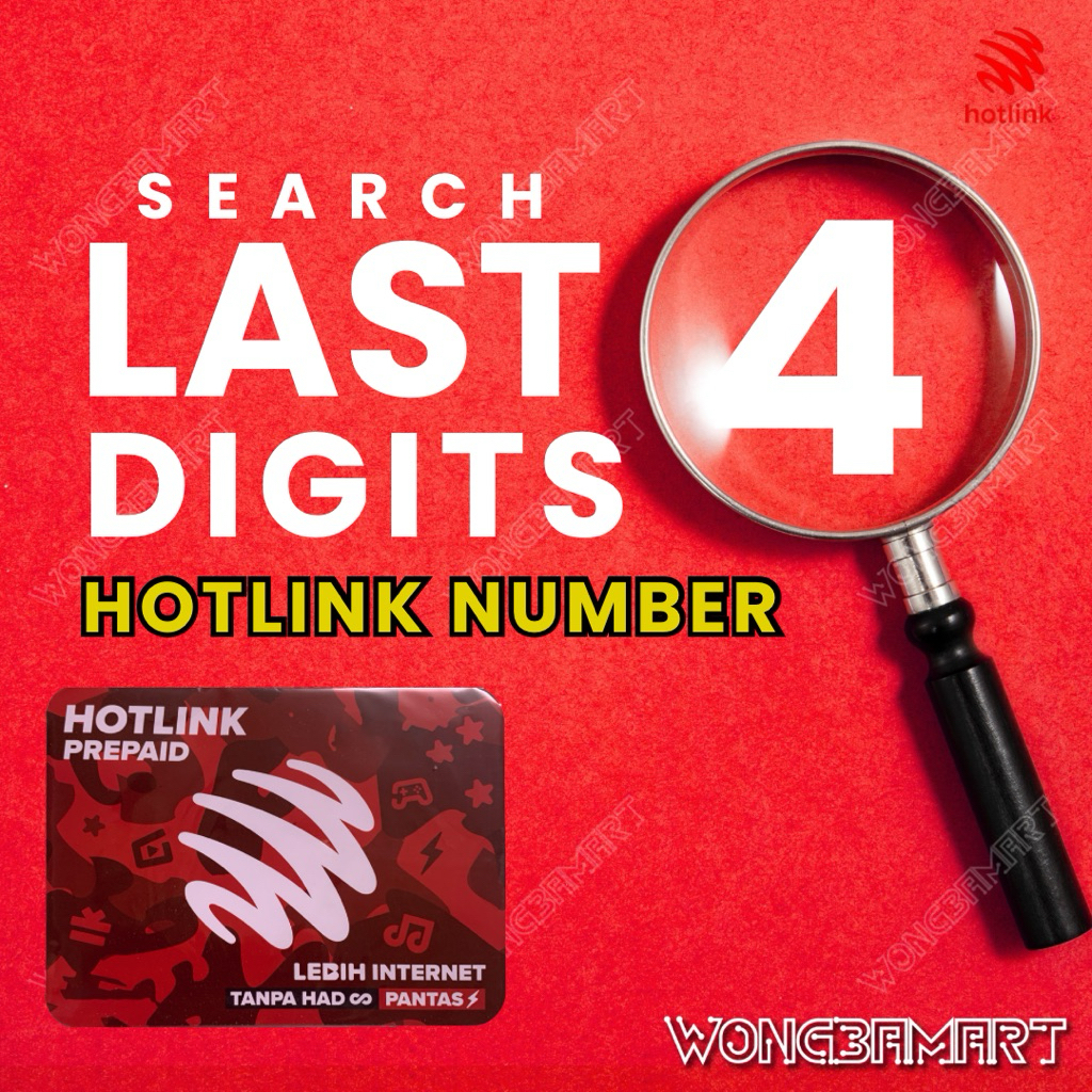 Hotlink Prepaid Vip Number Choose Last 4 digit nice number prepaid ...