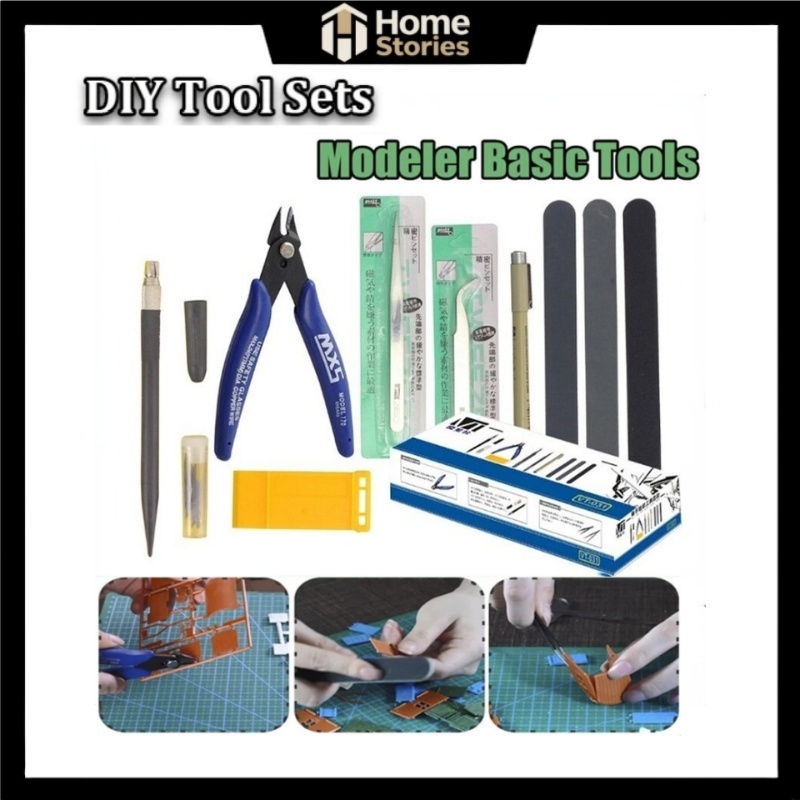 Gundam tool modeler Basic tools set VT-031 Beginner Basic Tools Storage Box Set for Model Kit ...
