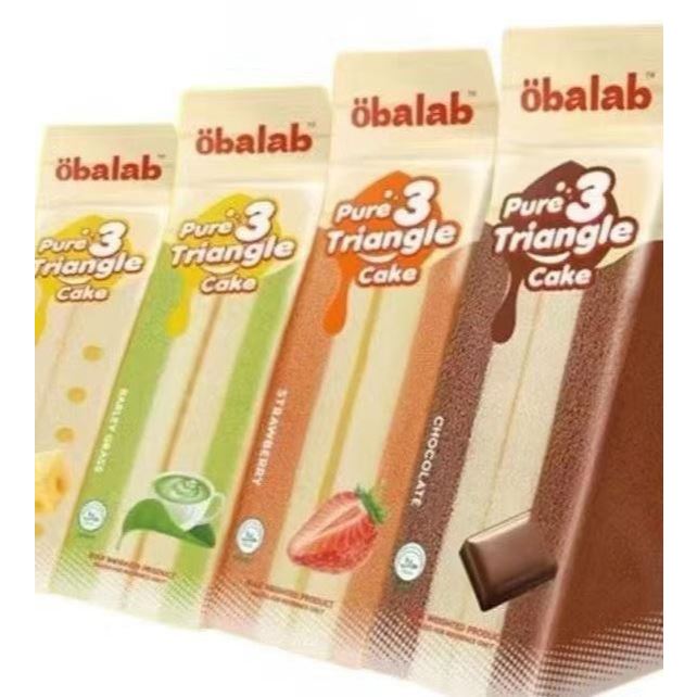 [READY STOCK] [PCS] OBALAB CAKE TRIANGLE CAKE 100G- 1 PCS | Shopee Malaysia