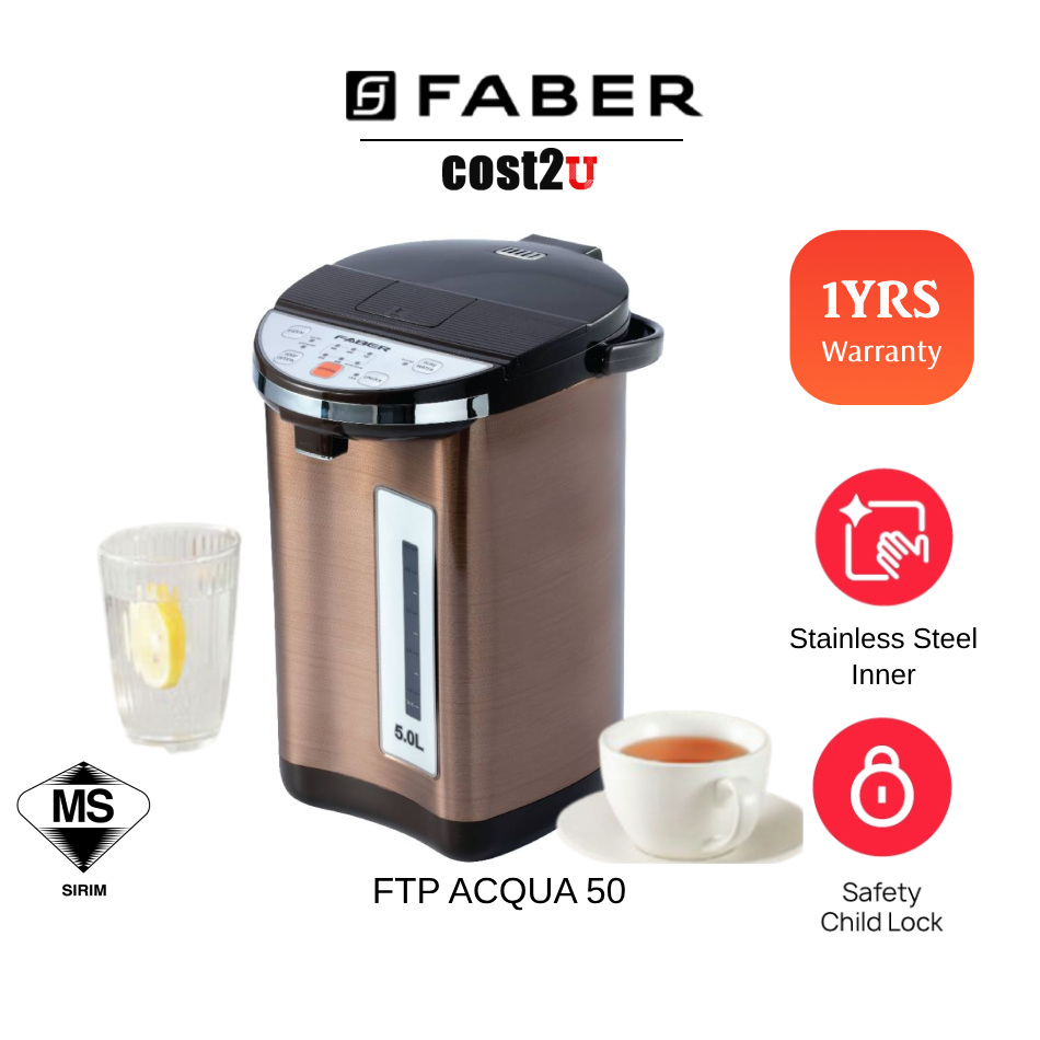 Pensonic/Faber 5L Thermo Pot | PTF-5001 PTF-5003 PTF3001 PTF200DX FTP ACQUA 50 CTP-TS50PWH ...