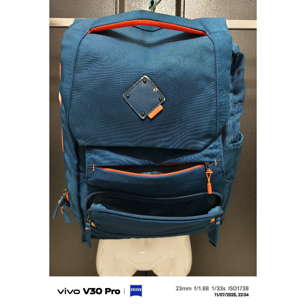 Blue backpack bag 24 (2nd hand) | Shopee Malaysia