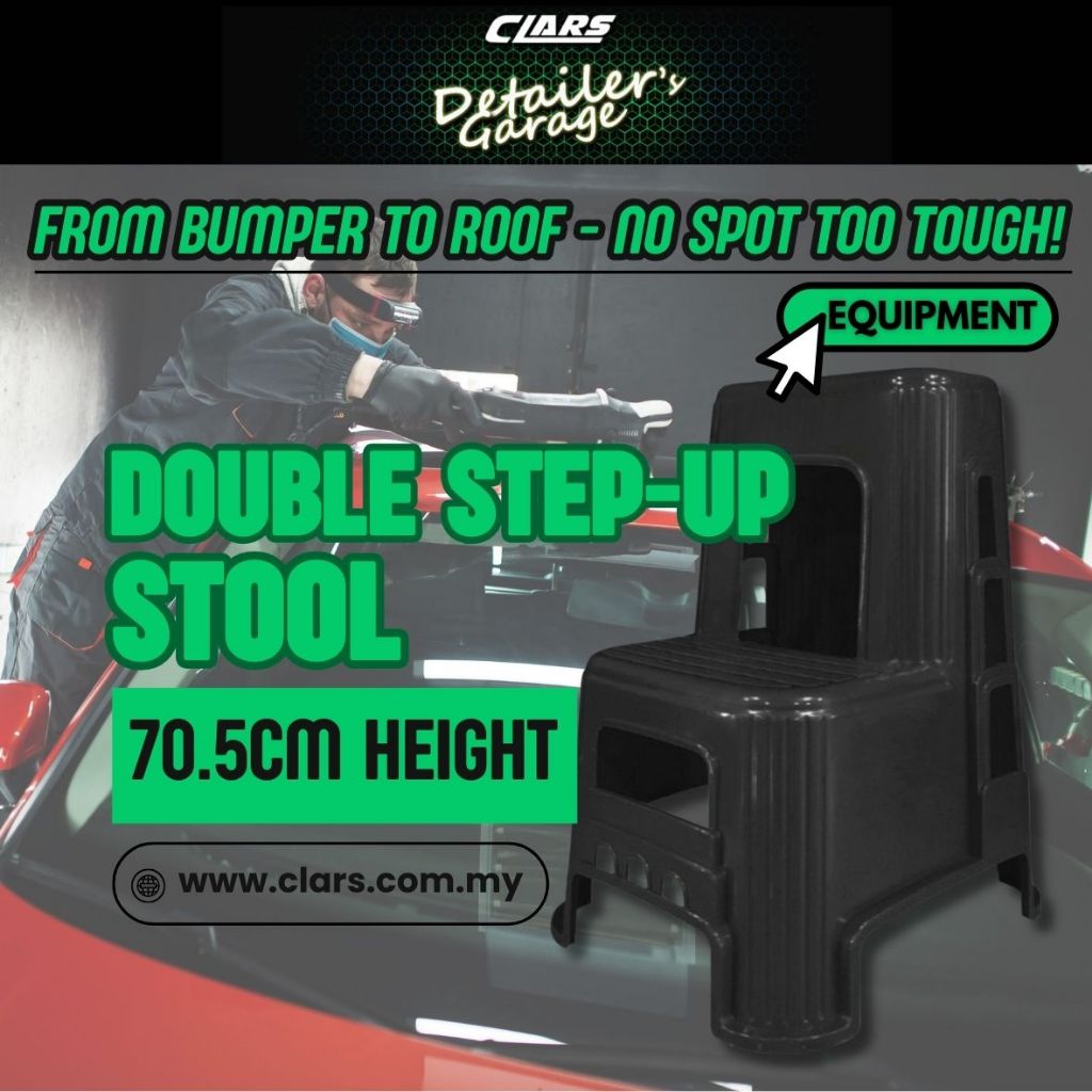 Clars Double Step Up Stool – Heavy Duty 120kg Load | Anti-Slip ...
