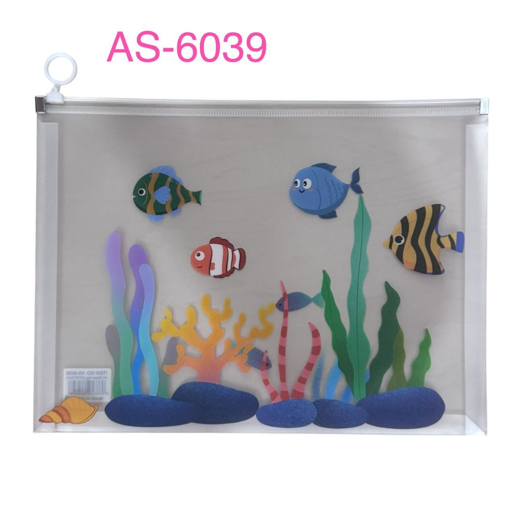 Beg Fail Zip recaan Kartun | Zipper File Bag A4 A5 A6 | Cartoon & Plain ...