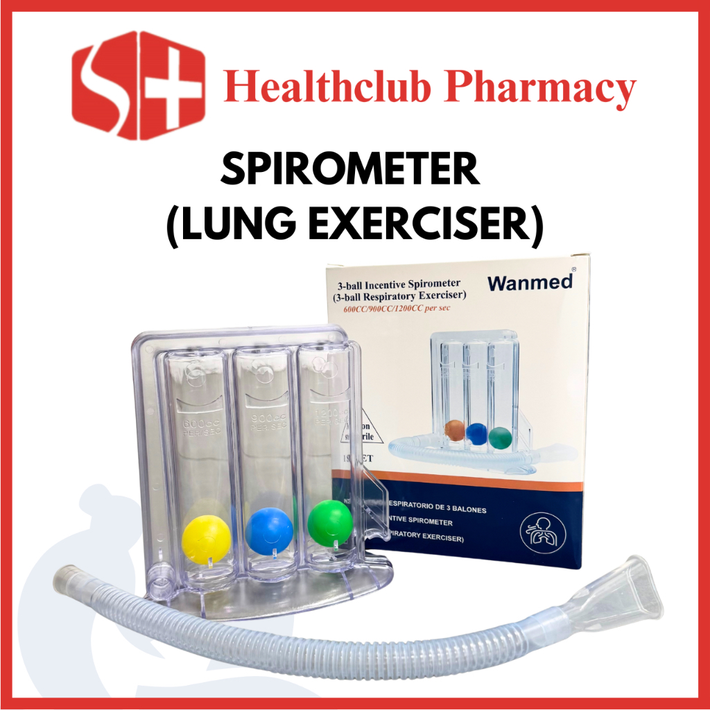 (𝑪𝒉𝒆𝒂𝒑𝒆𝒔𝒕) WANMED Spirometer Breathing Exerciser Respiratory Incentive ...