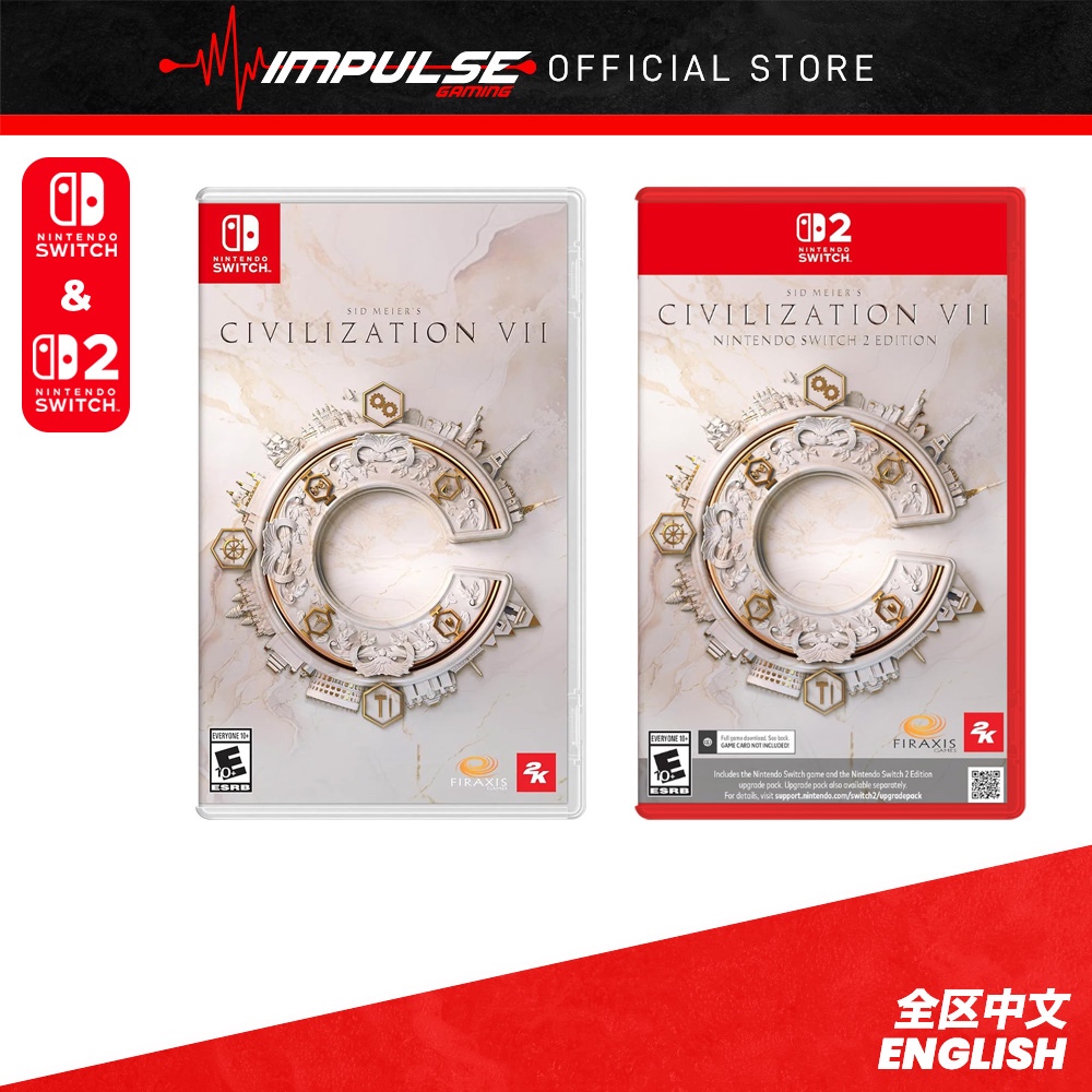 NSW/NSW2 Nintendo Switch/Switch 2 Sid Meier's Civilization VII Chi/Eng ...