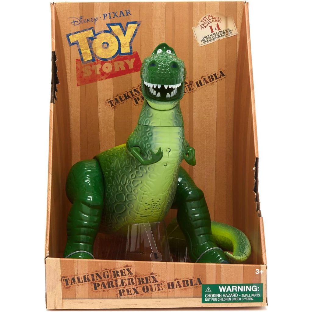 Disney Store Official Pixar Toy Story Rex Interactive Talking Action ...