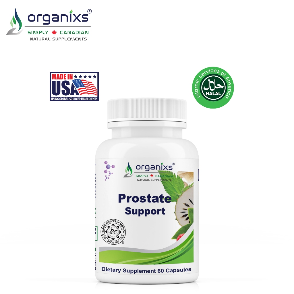 Organixs Premium Prostate Health Support, with Vitamin E, Zinc - 60 Cap ...