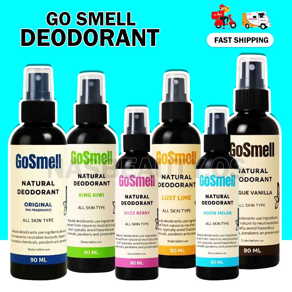 Spray Deodoran Semula Jadi GOSMELL Untuk Hilang Bau Ketiak Badan dan ...
