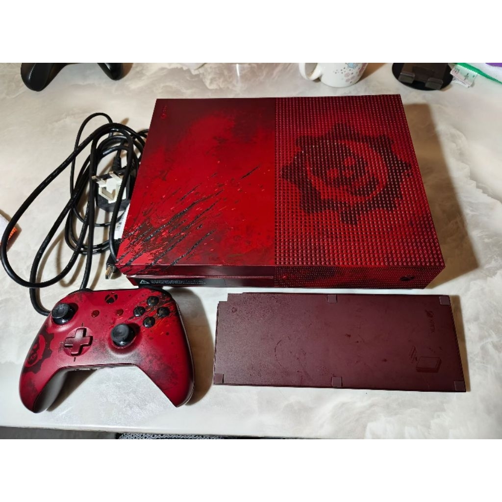 (used)Xbox one s 1TB white+Original blue controller | Shopee Malaysia