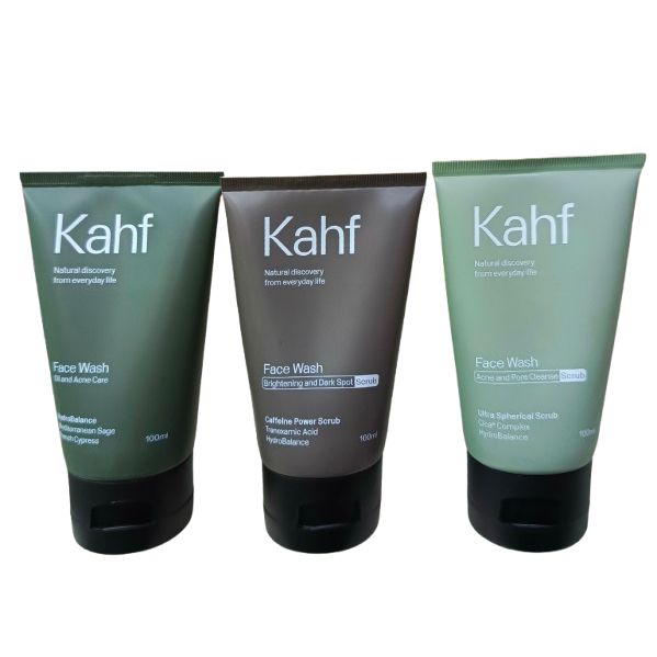 KAHF Face Wash Indonesia / Men's Facial Soap 100ml REDY STOCK | Shopee ...