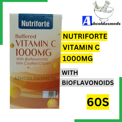 (NEW PACKAGING) Nutriforte Buffered Vitamin C 1000mg with Bioflavonoids ...