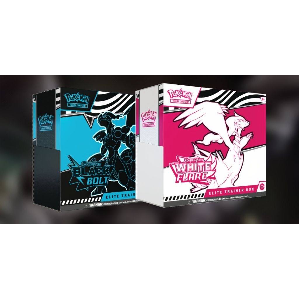 Pokemon SV10.5 Black Bolt / White Flare Elite Trainer Box ETB Capsule ...