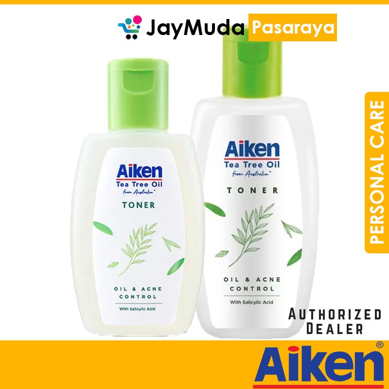 Aiken Tea Tree Oil Toner Penyegar Muka 150ml UV Protection Oil Acne ...