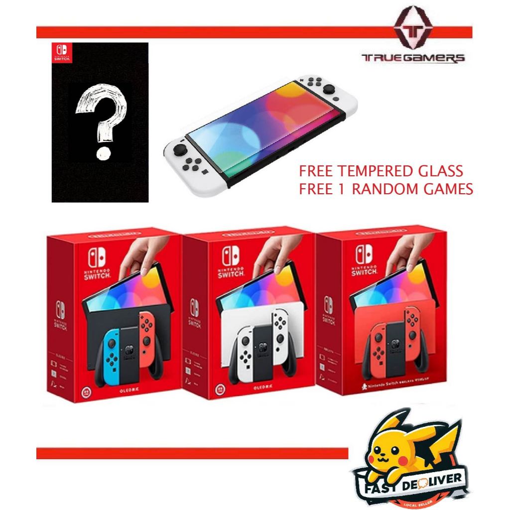 Nintendo Switch Console OLED Model White | Neon |Splatoon 3 (1 Year ...