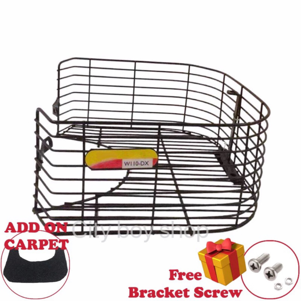 Honda Wave 110 DX Basket Besi Bakul Raga W110DX Wave 110DX Carpet ...