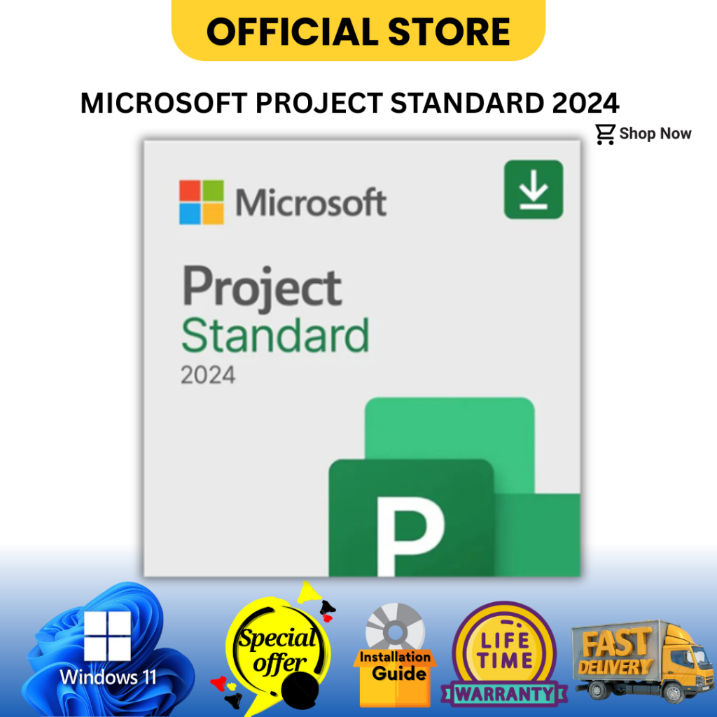 Microsoft Project Standard 2024 ESD | Shopee Malaysia