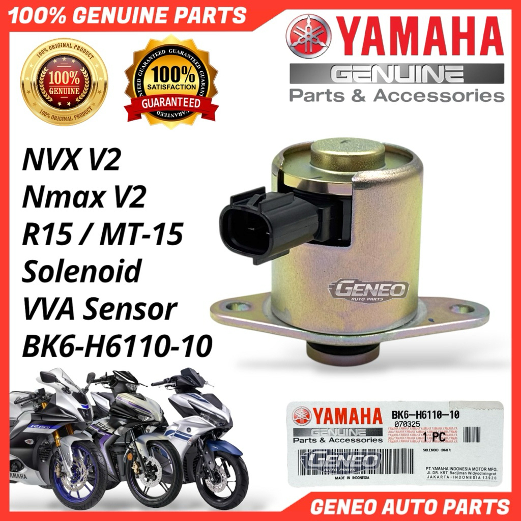 YAMAHA NVX NMAX R15 MT-15 Y16 VVA SENSOR SOLENOID [BK6-H6110-00] 100% ...