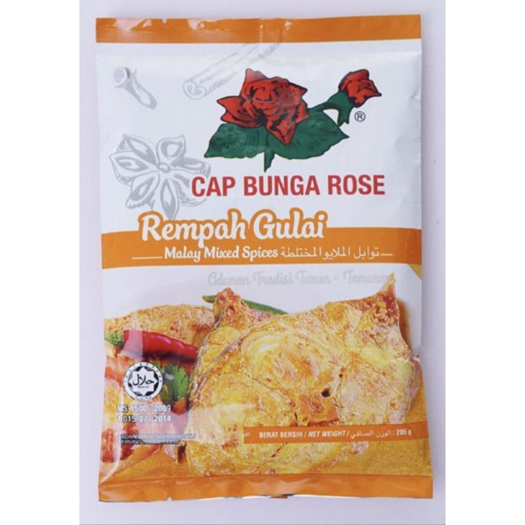 REMPAH GULAI CAP BUNGA ROSE & REMPAH MASAK CAP ROSE | Shopee Malaysia