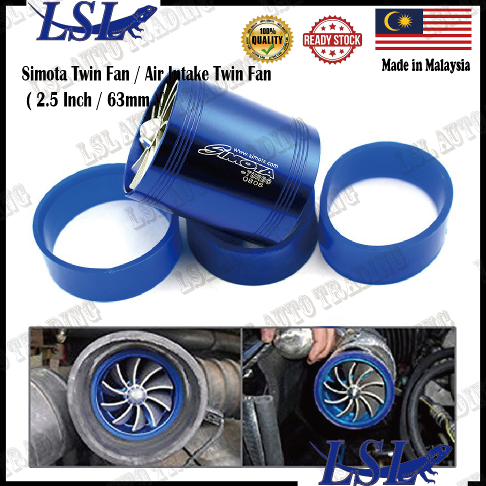 Simota Twin Fan / Air Intake Twin Fan ( 2.5 Inch / 63mm ) | Shopee Malaysia