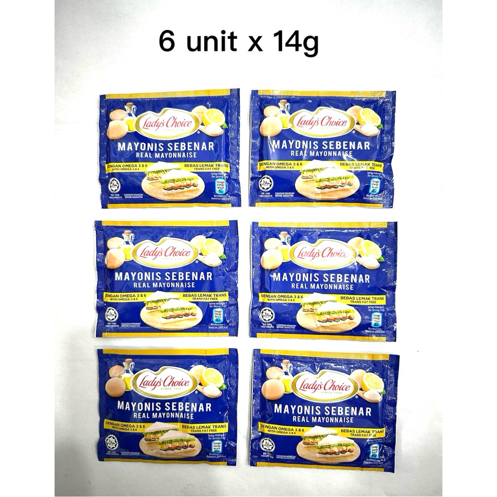 (SET) Mayonis Lady’s Choice (6’s x 14g) | Shopee Malaysia