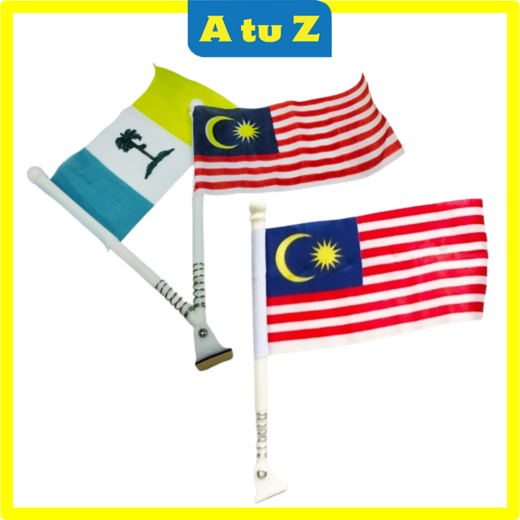 Bendera Mini Malaysia/Penang Flag Polyester Car Flag Table Flag Jalur ...