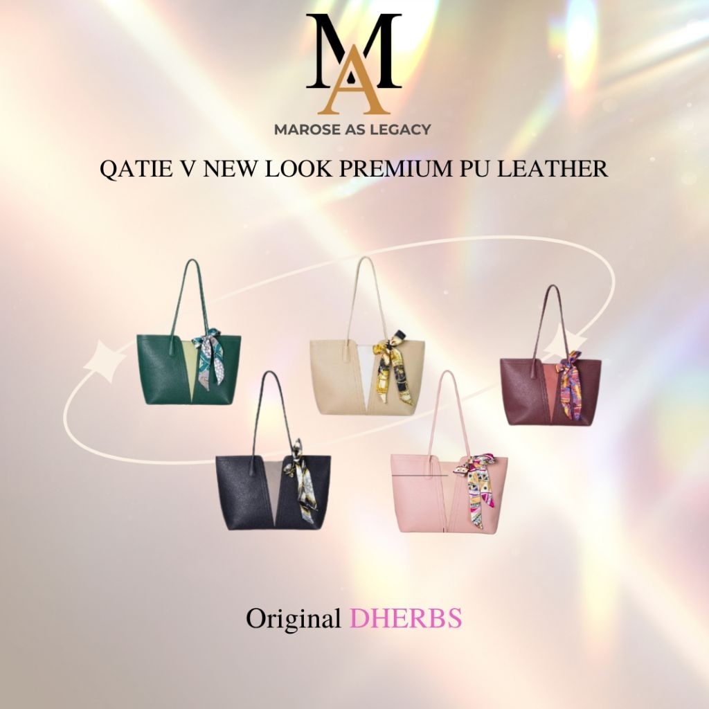 DHERBS AS Sexy Qatie tote beg Premium PU Leather Cantik murah angun ...