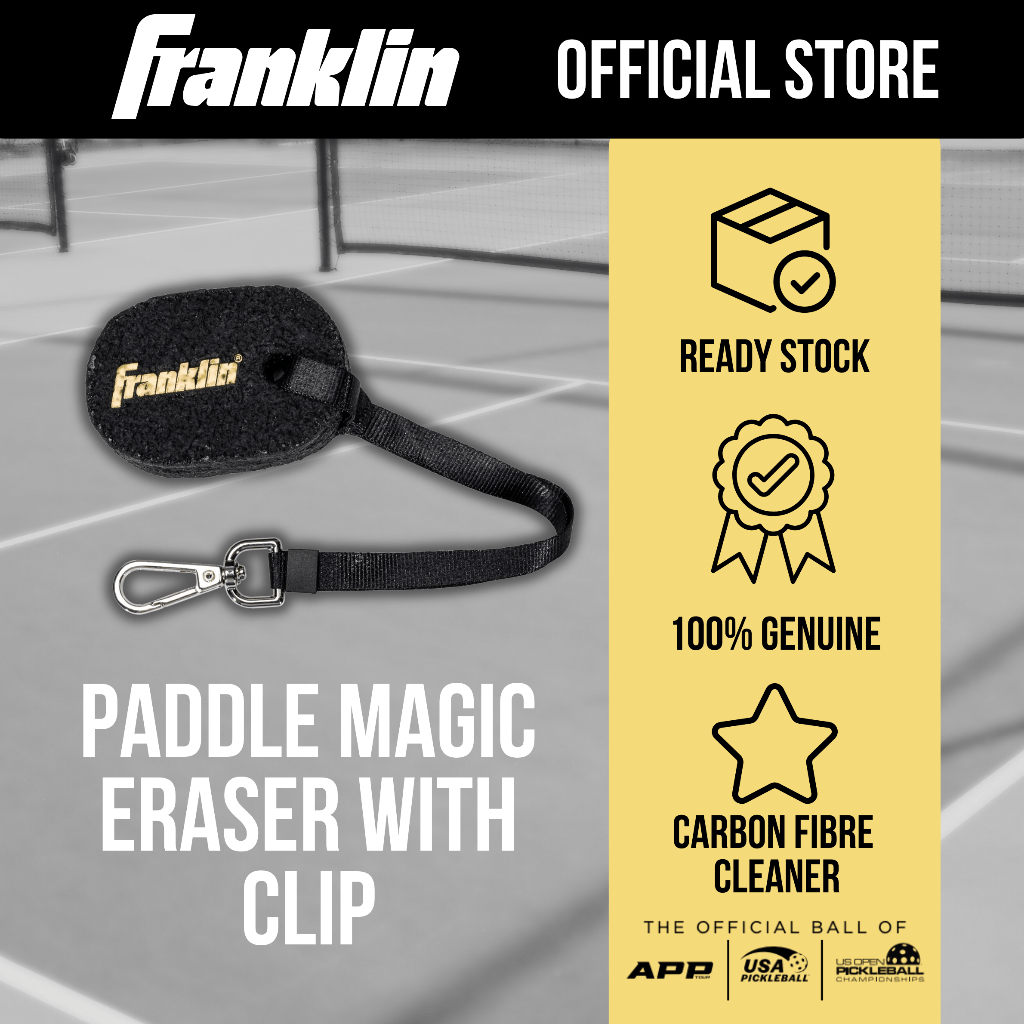 Franklin Paddle Magic Carbon Fiber Paddle Cleaner Eraser Pickleball ...